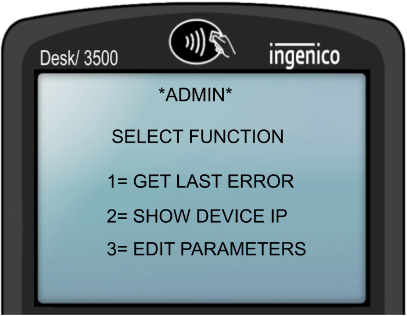 Ingenico Desk/3500 Static IP Settings – My Account