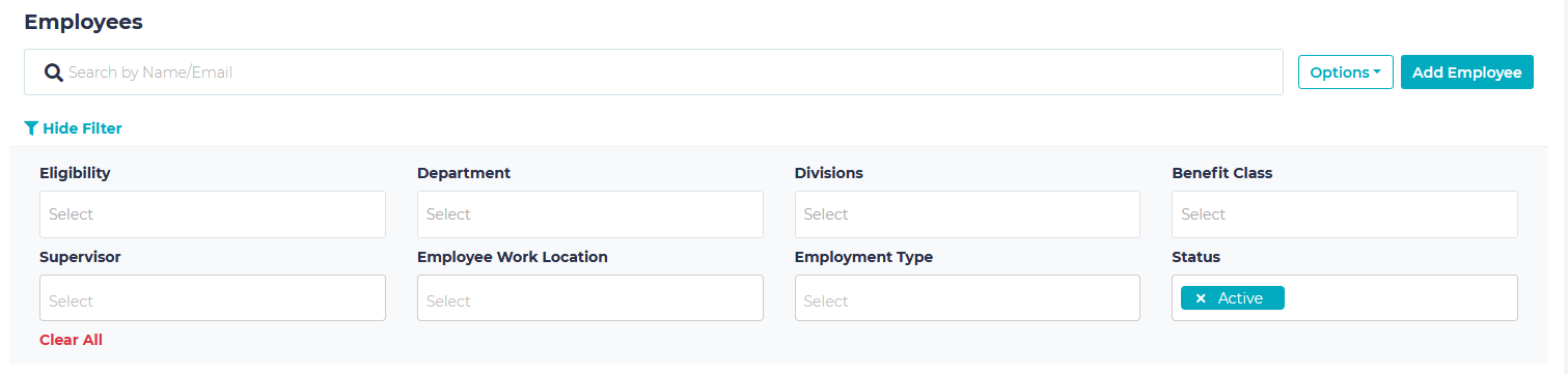 How to View Employees – My Account