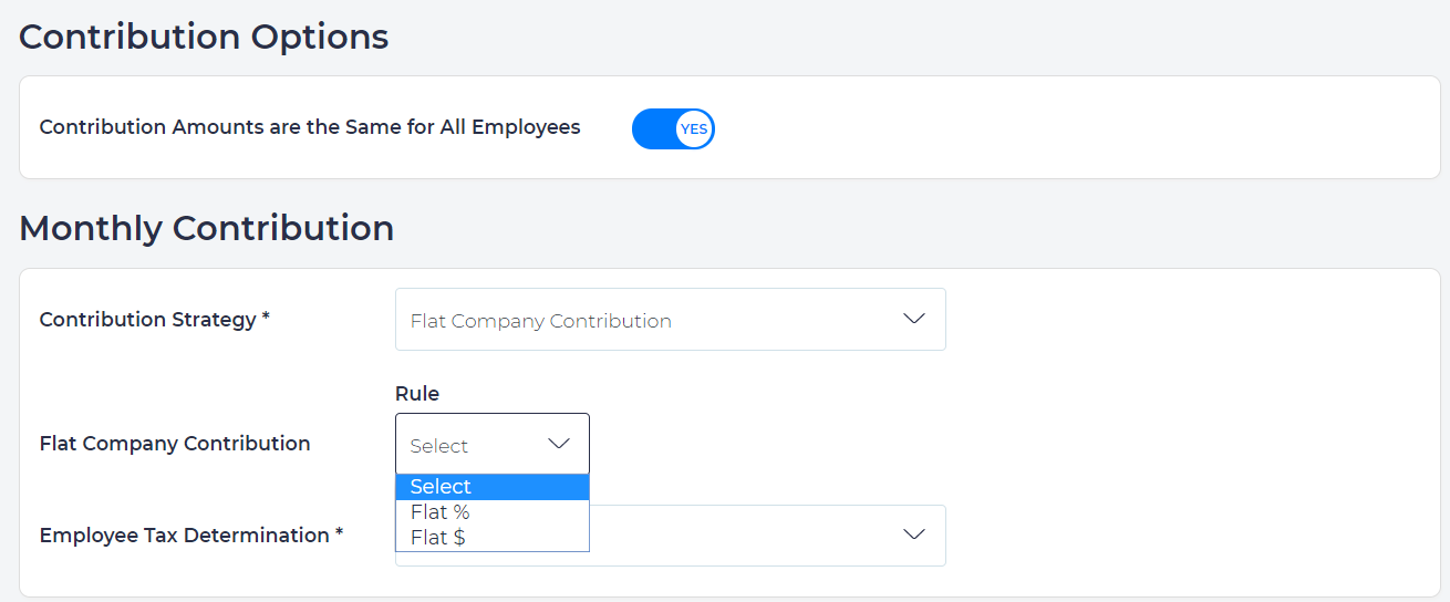 How to set up Benefits Plans Contributions – My Account