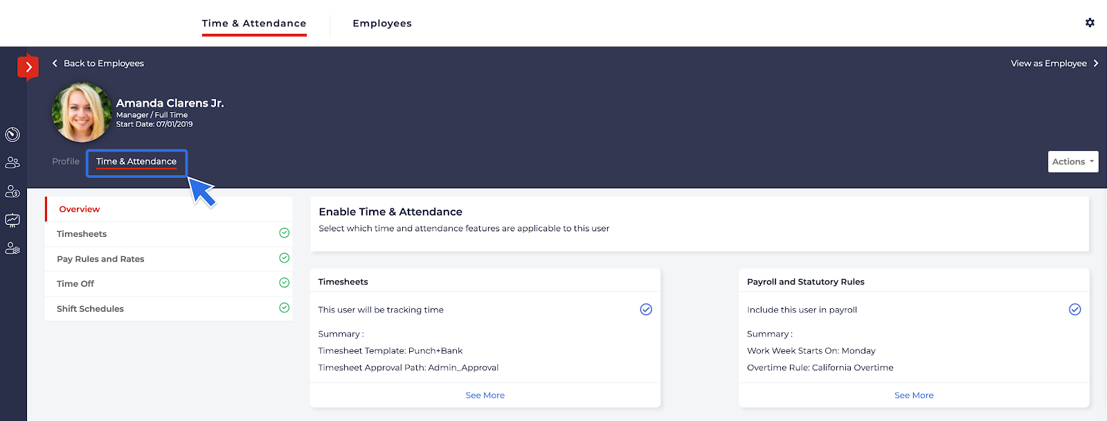 Add an Employee – My Account