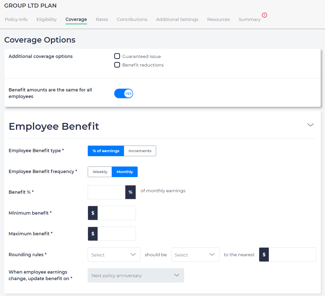 How to Set up Group/Voluntary STD & LTD Plans for Benefits – My Account