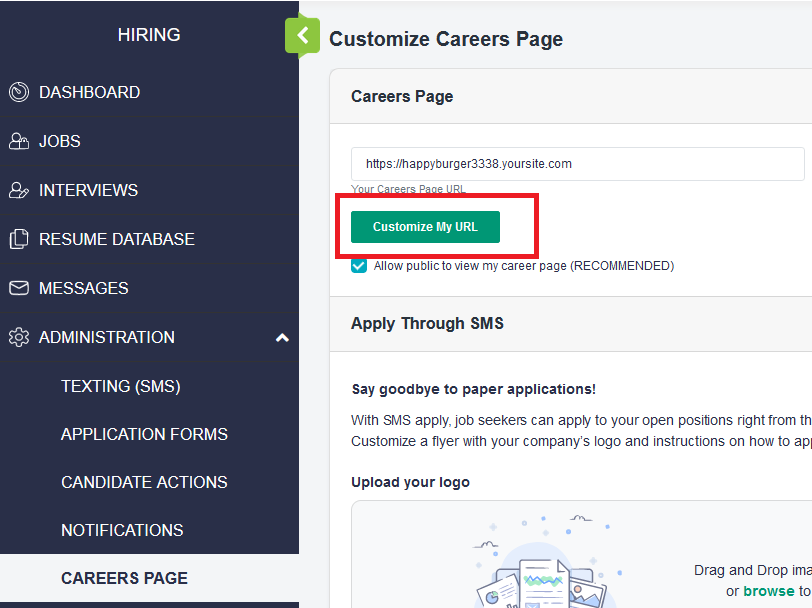 How to embed the careers page on your website using iFrames – My Account