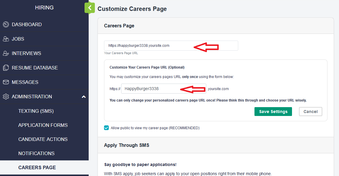 How to embed the careers page on your website using iFrames – My Account